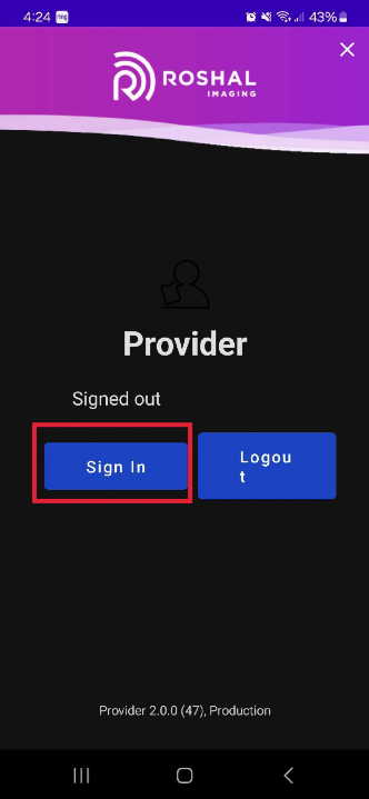 Login - Microsoft Authenticator Setup - Android